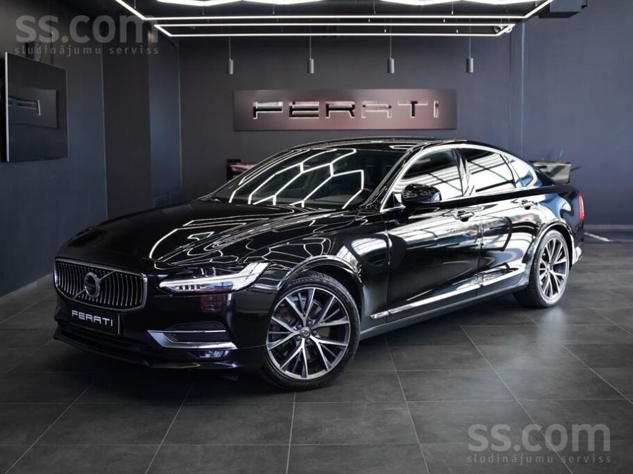 Melns Volvo S90 2018 Tallina, ar dzinēja tilpumu 0.00 L un nobraukumu 124 tūkst. km par 23900 €, foto 1 vietnē AUTOMOTO.COM.LV