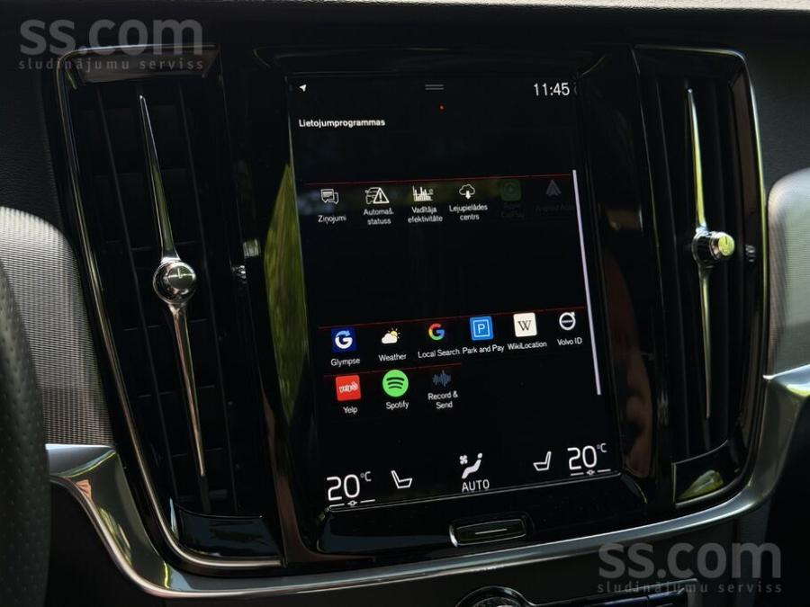 Melns Volvo S90 2018 Jelgava, ar dzinēja tilpumu 2.00 L un nobraukumu 189 tūkst. km par 23900 €, foto 33 vietnē AUTOMOTO.COM.LV