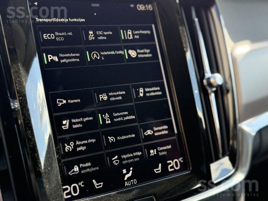 Черный Вольво С90 2018 в Рига, объемом двигателя 2.00 л и пробегом 163 тыс. км за 17900 €, фото 11 на AUTOMOTO.COM.LV