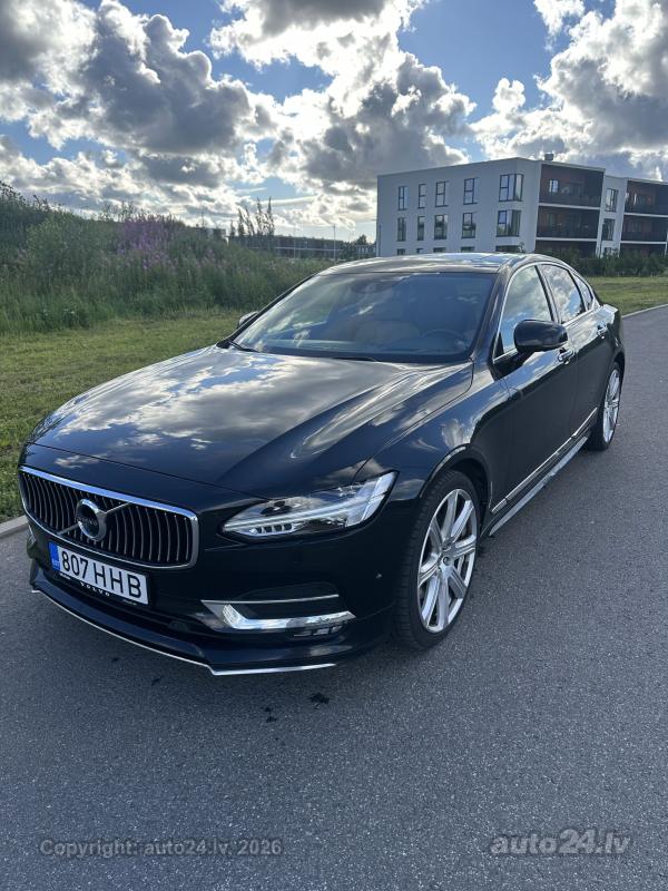 Black Volvo S90 2018 in Tallinn, with an engine capacity of 2.00 L and mileage of 145 thousand km for 27900 €, photo 1 on AUTOMOTO.COM.LV