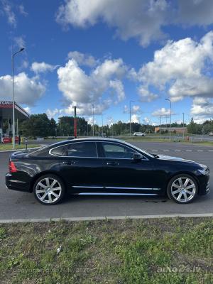 Black Volvo S90 2018 in Tallinn, with an engine capacity of 2.00 L and mileage of 145 thousand km for 27900 €, photo 4 on AUTOMOTO.COM.LV