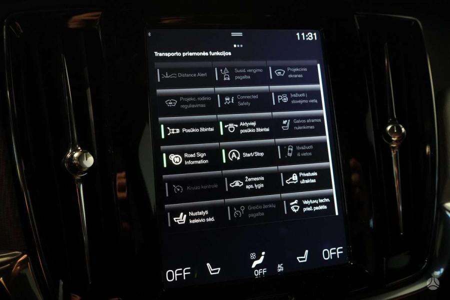 Melns Volvo S90 2018 Viļņa, ar dzinēja tilpumu 1.97 L un nobraukumu 267 tūkst. km par 18900 €, foto 18 vietnē AUTOMOTO.COM.LV