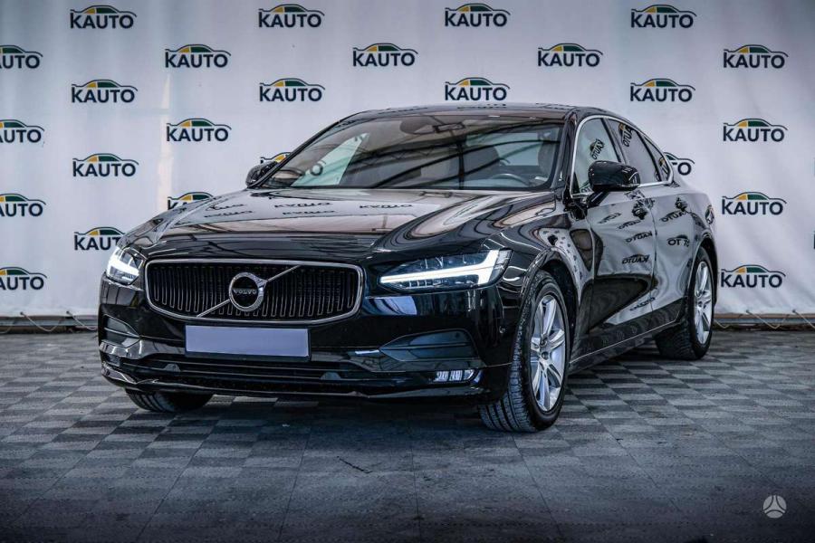 Black Volvo S90 2018 in Kaunas, with an engine capacity of 2.00 L and mileage of 255 thousand km for 15990 €, photo 1 on AUTOMOTO.COM.LV