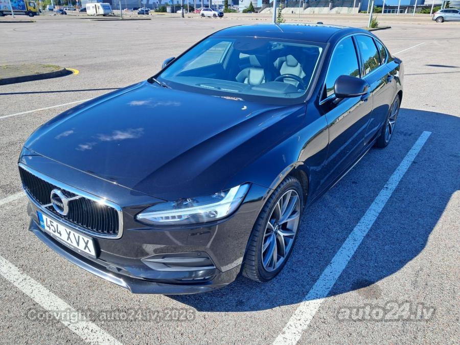 Black Volvo S90 2019 in Tallinn, with an engine capacity of 2.00 L and mileage of 220 thousand km for 20900 €, photo 3 on AUTOMOTO.COM.LV