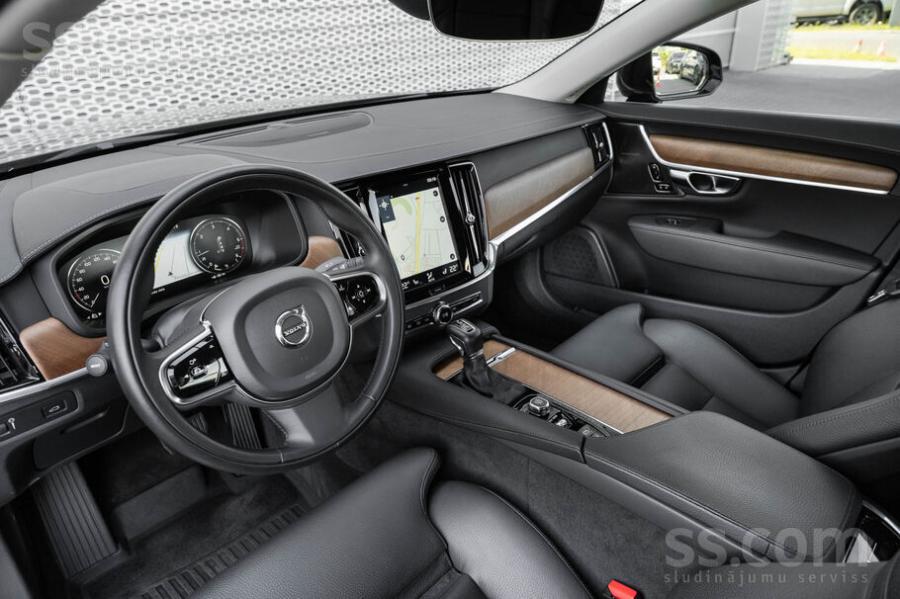 Melns Volvo S90 2020 Rīga, ar dzinēja tilpumu 2.00 L un nobraukumu 107 tūkst. km par 27300 €, foto 7 vietnē AUTOMOTO.COM.LV