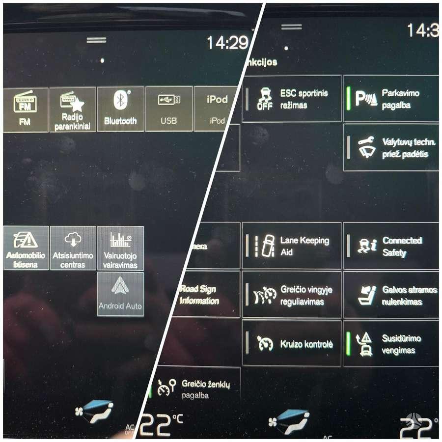 Black Volvo S90 2020 in Taurage, with an engine capacity of 1.97 L and mileage of 217 thousand km for 17300 €, photo 33 on AUTOMOTO.COM.LV