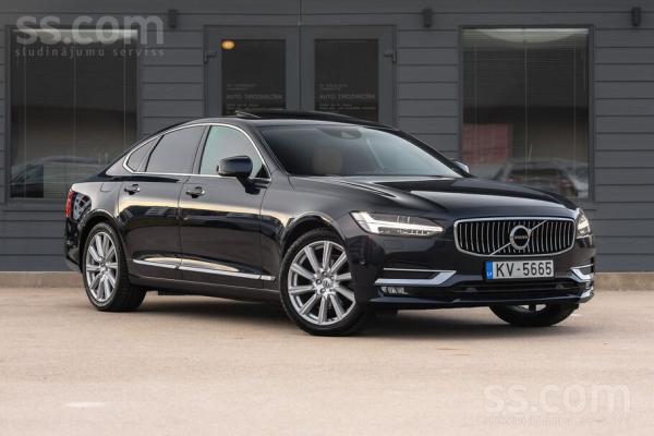 Blue Volvo S90 2016 in Jelgava, with an engine capacity of 2.00 L and mileage of 245 thousand km for 15950 €, photo 1 on AUTOMOTO.COM.LV