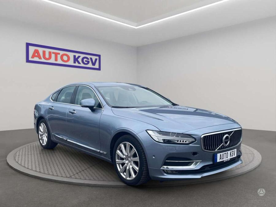 Blue Volvo S90 2016 in Vilnius, with an engine capacity of 2.00 L and mileage of 232 thousand km for 14999 €, photo 8 on AUTOMOTO.COM.LV
