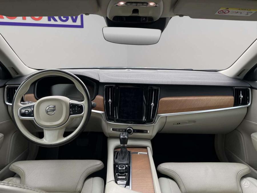 Blue Volvo S90 2016 in Vilnius, with an engine capacity of 2.00 L and mileage of 232 thousand km for 14999 €, photo 12 on AUTOMOTO.COM.LV