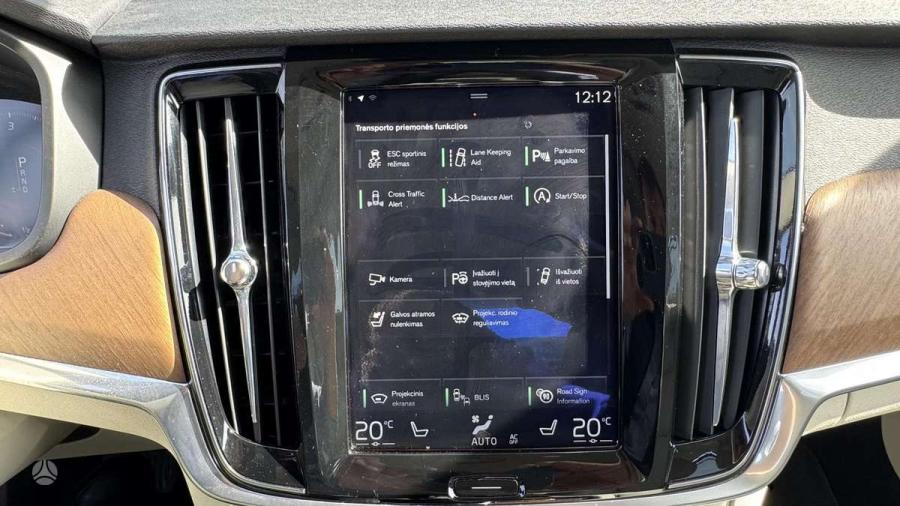 Blue Volvo S90 2016 in Vilnius, with an engine capacity of 1.97 L and mileage of 203 thousand km for 16990 €, photo 34 on AUTOMOTO.COM.LV