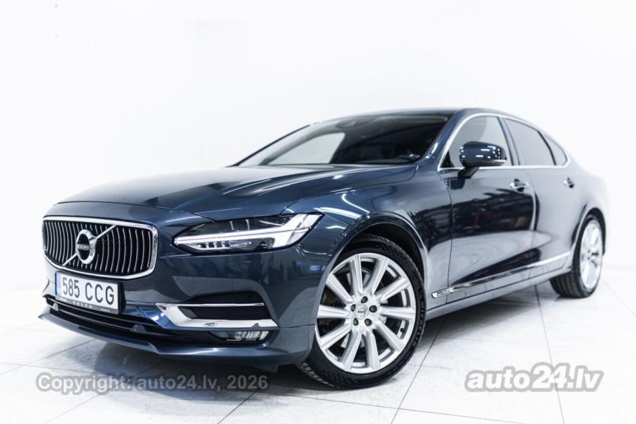 Blue Volvo S90 2018 in Tallinn, with an engine capacity of 2.00 L and mileage of 86 thousand km for 27900 €, photo 1 on AUTOMOTO.COM.LV