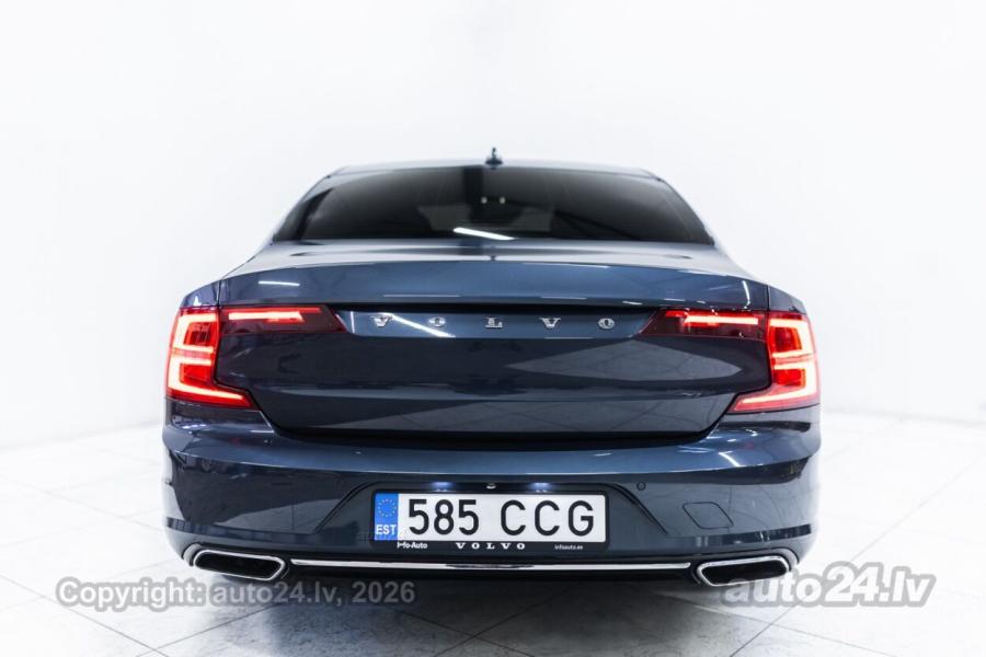 Blue Volvo S90 2018 in Tallinn, with an engine capacity of 2.00 L and mileage of 86 thousand km for 27900 €, photo 4 on AUTOMOTO.COM.LV