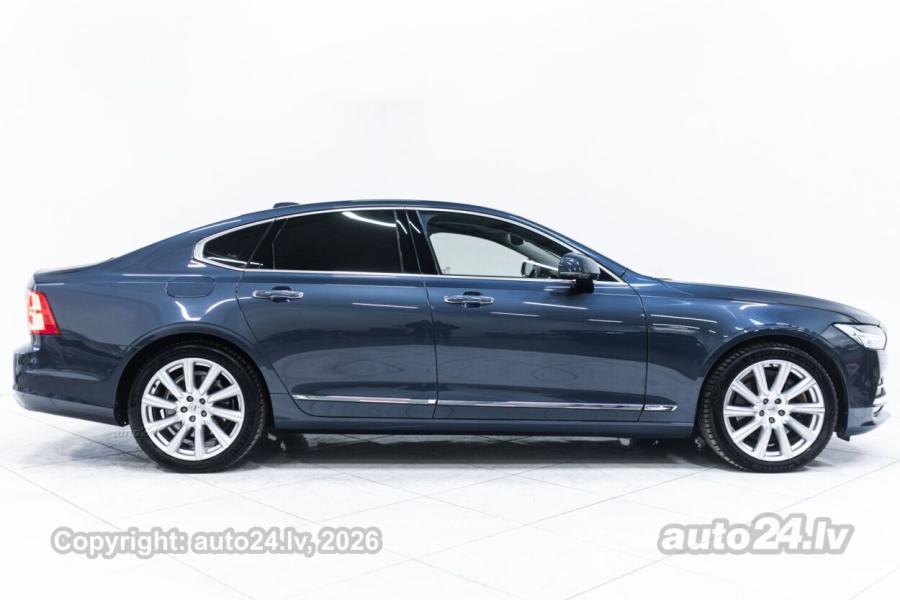 Blue Volvo S90 2018 in Tallinn, with an engine capacity of 2.00 L and mileage of 86 thousand km for 27900 €, photo 6 on AUTOMOTO.COM.LV