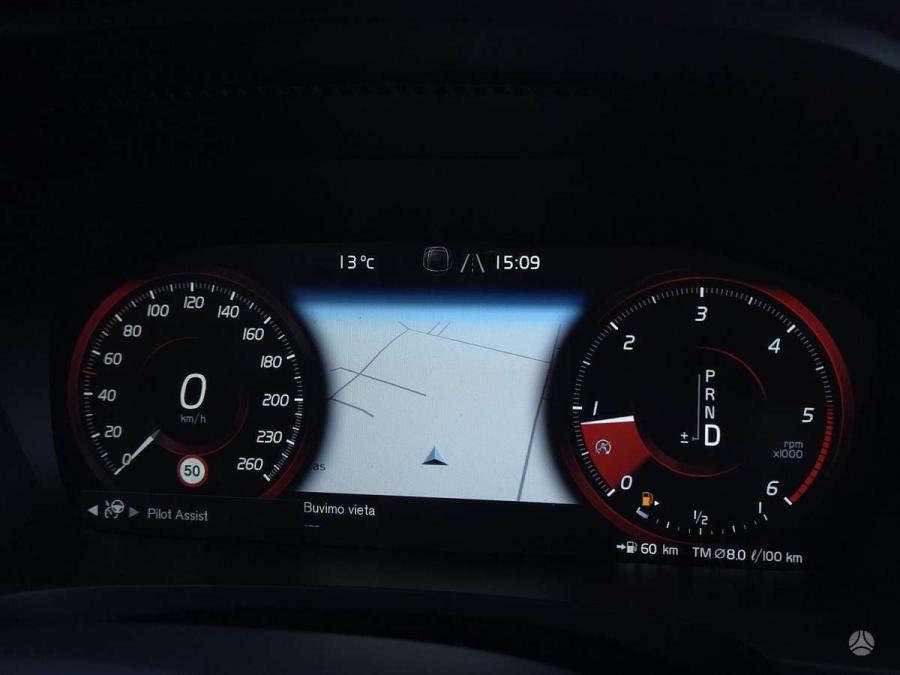 Blue Volvo S90 2018 in Kaunas, with an engine capacity of 2.00 L and mileage of 240 thousand km for 15450 €, photo 13 on AUTOMOTO.COM.LV