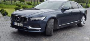 Blue Volvo S90 2018 in Vilnius, with an engine capacity of 2.00 L and mileage of 125 thousand km for 20500 €, photo 3 on AUTOMOTO.COM.LV