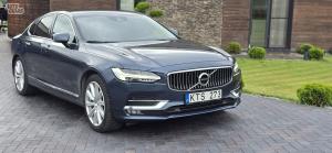 Blue Volvo S90 2018 in Vilnius, with an engine capacity of 2.00 L and mileage of 125 thousand km for 20500 €, photo 7 on AUTOMOTO.COM.LV