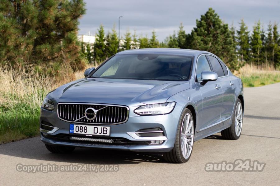 Blue Volvo S90 2019 in Tallinn, with an engine capacity of 2.00 L and mileage of 102 thousand km for 26900 €, photo 1 on AUTOMOTO.COM.LV