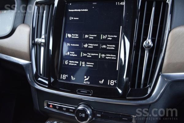Zils Volvo S90 2019 Rīga, ar dzinēja tilpumu 2.00 L un nobraukumu 59 tūkst. km par 23900 €, foto 8 vietnē AUTOMOTO.COM.LV