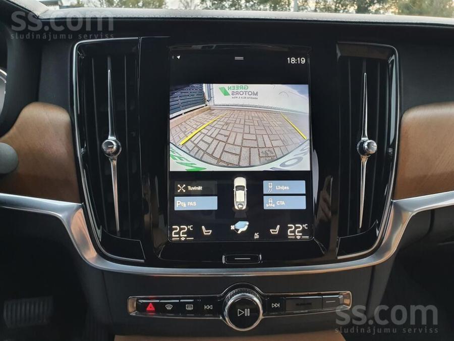 Zils Volvo S90 2019 Rīga, ar dzinēja tilpumu 2.00 L un nobraukumu 142 tūkst. km par 19900 €, foto 10 vietnē AUTOMOTO.COM.LV