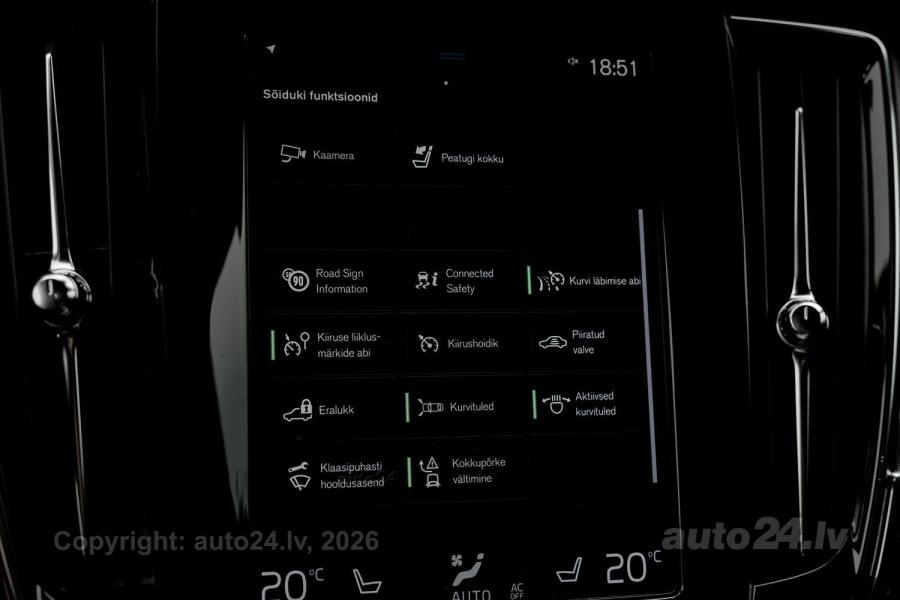 Zils Volvo S90 2020 Pērnava, ar dzinēja tilpumu 2.00 L un nobraukumu 113 tūkst. km par 27990 €, foto 19 vietnē AUTOMOTO.COM.LV