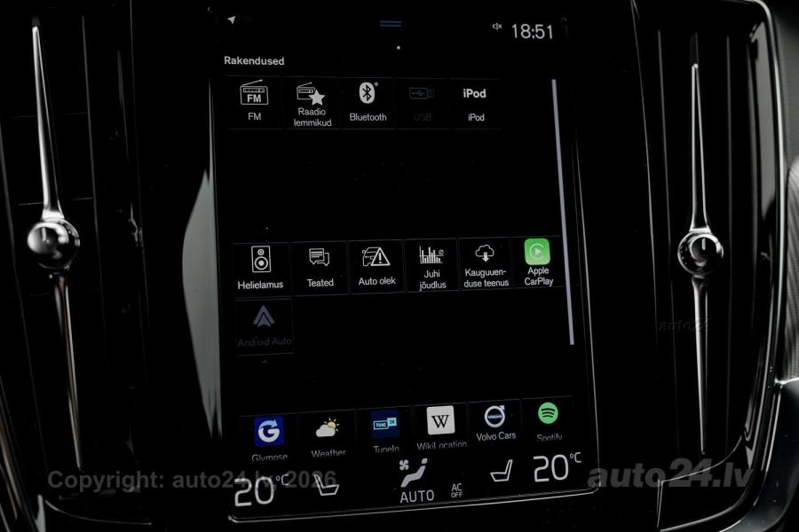 Zils Volvo S90 2020 Pērnava, ar dzinēja tilpumu 2.00 L un nobraukumu 113 tūkst. km par 27990 €, foto 20 vietnē AUTOMOTO.COM.LV