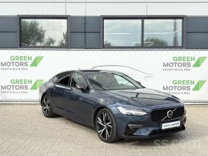 Blue Volvo S90 2021 in Riga, with an engine capacity of 2.00 L and mileage of 134 thousand km for 22500 €, photo 3 on AUTOMOTO.COM.LV