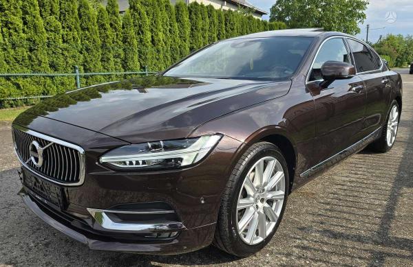 Brown Volvo S90 2018 in Kaunas, with an engine capacity of 1.97 L and mileage of 226 thousand km for 16999 €, photo 1 on AUTOMOTO.COM.LV