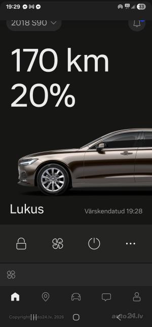 Brūns Volvo S90 2018 Tallina, ar dzinēja tilpumu 2.00 L un nobraukumu 253 tūkst. km par 16500 €, foto 19 vietnē AUTOMOTO.COM.LV
