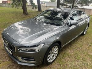 Grey Volvo S90 2016 in Riga, with an engine capacity of 2.00 L and mileage of 229 thousand km for 16680 €, photo 4 on AUTOMOTO.COM.LV