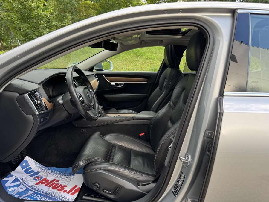 Grey Volvo S90 2016 in Alytus, with an engine capacity of 2.00 L and mileage of 268 thousand km for 15950 €, photo 7 on AUTOMOTO.COM.LV