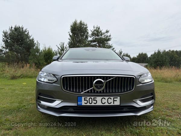 Grey Volvo S90 2016 in Tallinn, with an engine capacity of 2.00 L and mileage of 386 thousand km for 13999 €, photo 3 on AUTOMOTO.COM.LV