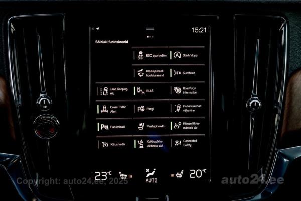 Pelēks Volvo S90 2017 Tallina, ar dzinēja tilpumu 2.00 L un nobraukumu 193 tūkst. km par 22900 €, foto 11 vietnē AUTOMOTO.COM.LV