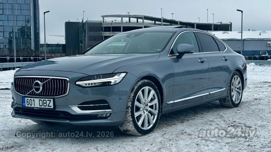Pelēks Volvo S90 2017 Tallina, ar dzinēja tilpumu 2.00 L un nobraukumu 124 tūkst. km par 23900 €, foto 1 vietnē AUTOMOTO.COM.LV