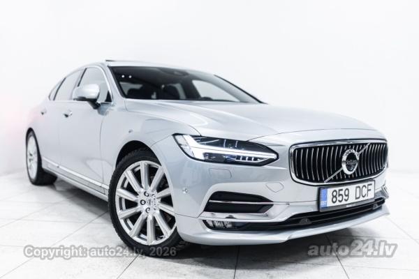 Grey Volvo S90 2017 in Tallinn, with an engine capacity of 2.00 L and mileage of 129 thousand km for 24900 €, photo 2 on AUTOMOTO.COM.LV