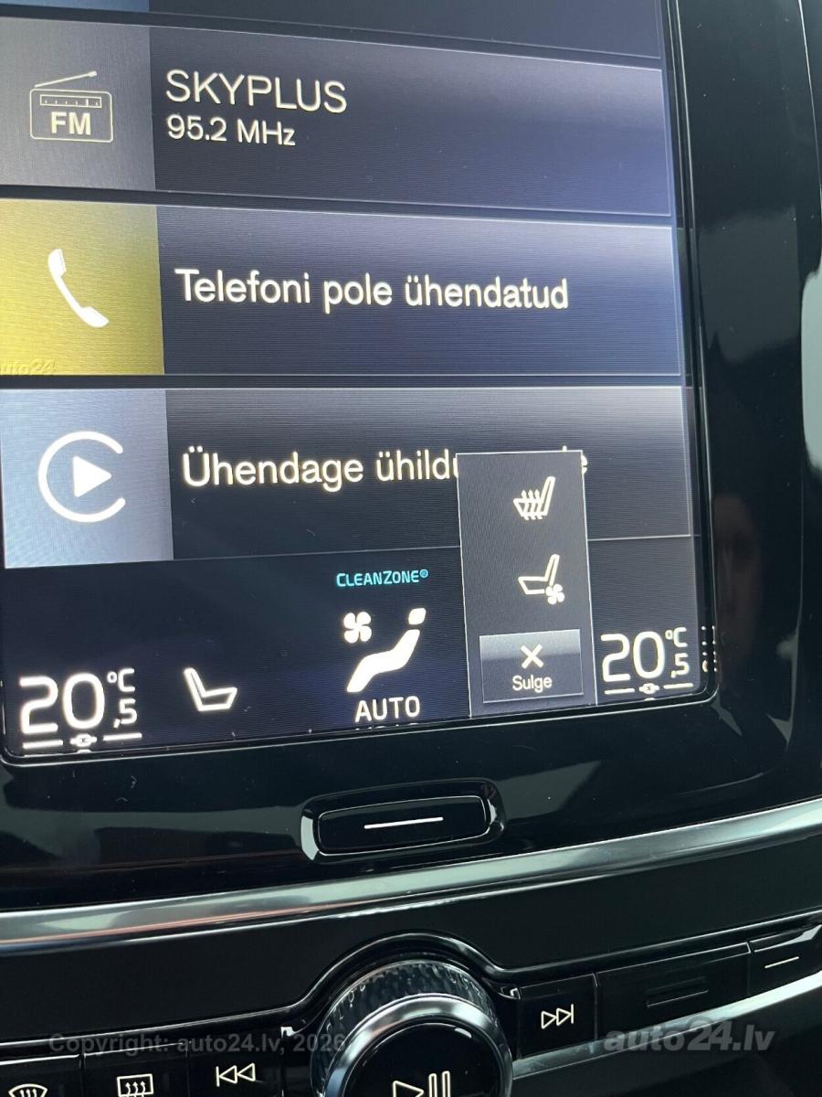 Pelēks Volvo S90 2017 Tallina, ar dzinēja tilpumu 2.00 L un nobraukumu 260 tūkst. km par 22900 €, foto 12 vietnē AUTOMOTO.COM.LV
