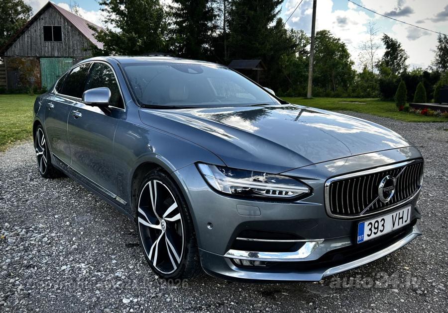 Grey Volvo S90 2017 in Tartu, with an engine capacity of 2.00 L and mileage of 194 thousand km for 18990 €, photo 3 on AUTOMOTO.COM.LV