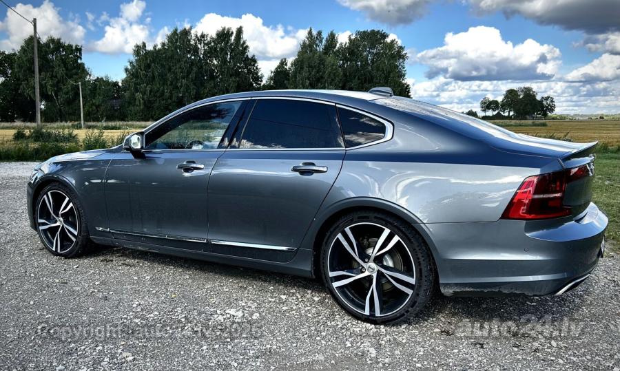 Grey Volvo S90 2017 in Tartu, with an engine capacity of 2.00 L and mileage of 194 thousand km for 18990 €, photo 6 on AUTOMOTO.COM.LV