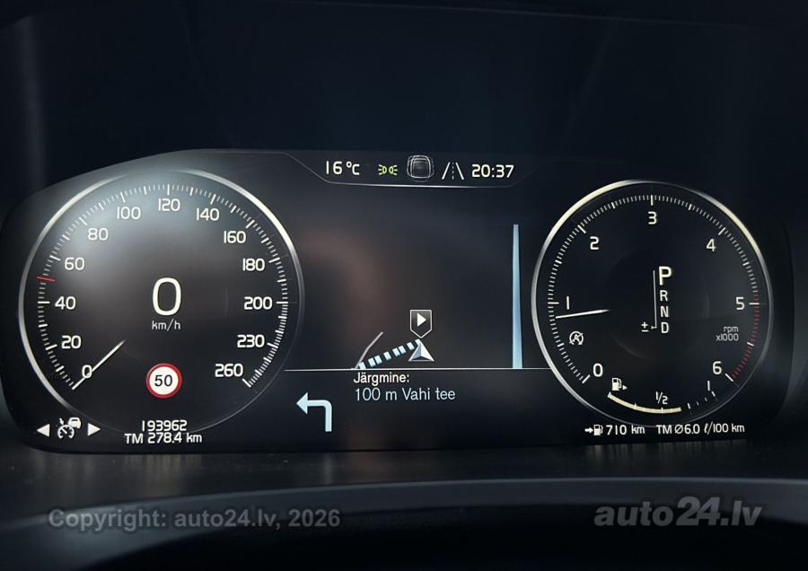 Серый Вольво С90 2017 в Тарту, объемом двигателя 2.00 л и пробегом 194 тыс. км за 18990 €, фото 14 на AUTOMOTO.COM.LV