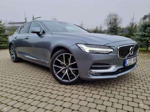 Grey Volvo S90 2018 in Alytus, with an engine capacity of 1.97 L and mileage of 186 thousand km for 22900 €, photo 3 on AUTOMOTO.COM.LV
