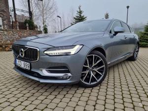 Grey Volvo S90 2018 in Alytus, with an engine capacity of 1.97 L and mileage of 186 thousand km for 21900 €, photo  on AUTOMOTO.COM.LV