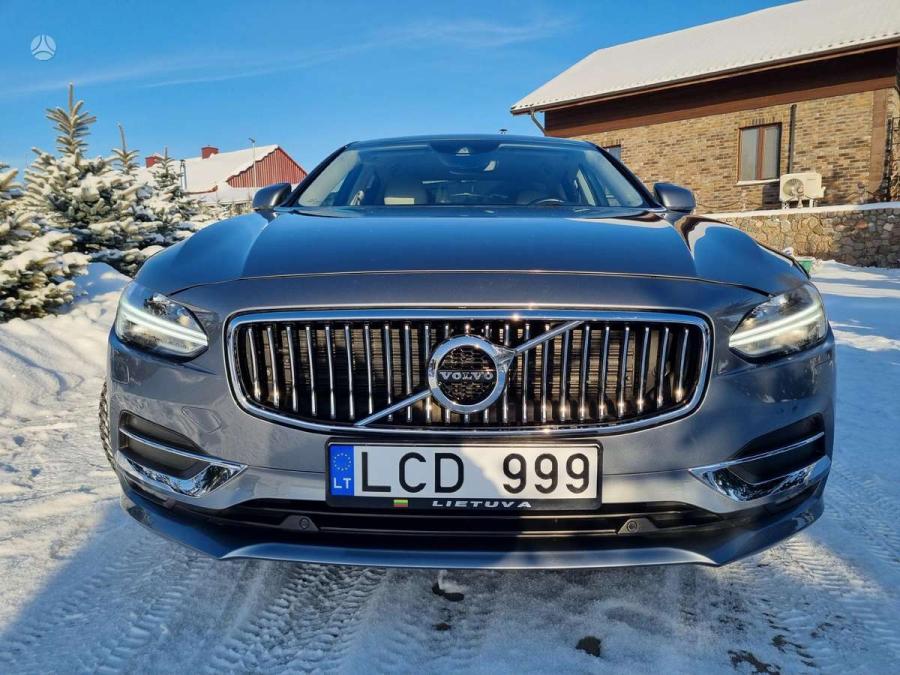 Pelēks Volvo S90 2018 Alīta, ar dzinēja tilpumu 1.97 L un nobraukumu 186 tūkst. km par 19900 €, foto 2 vietnē AUTOMOTO.COM.LV
