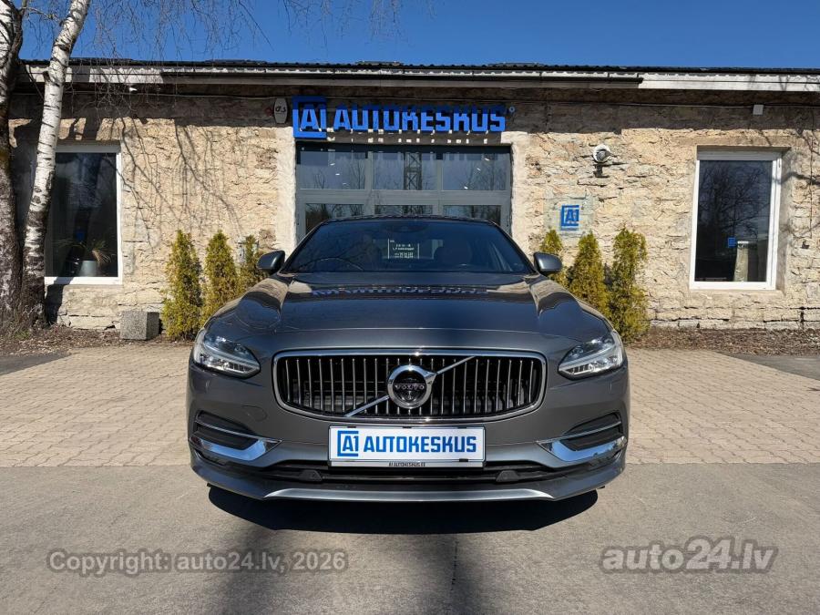 Grey Volvo S90 2018 in Tallinn, with an engine capacity of 2.00 L and mileage of 191 thousand km for 22990 €, photo 12 on AUTOMOTO.COM.LV