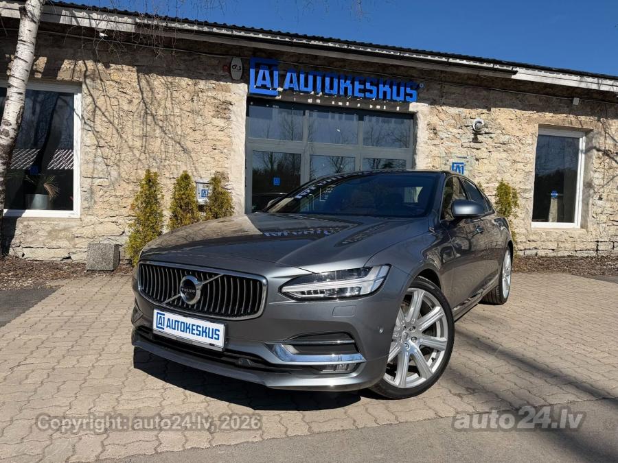 Grey Volvo S90 2018 in Tallinn, with an engine capacity of 2.00 L and mileage of 191 thousand km for 22990 €, photo 22 on AUTOMOTO.COM.LV