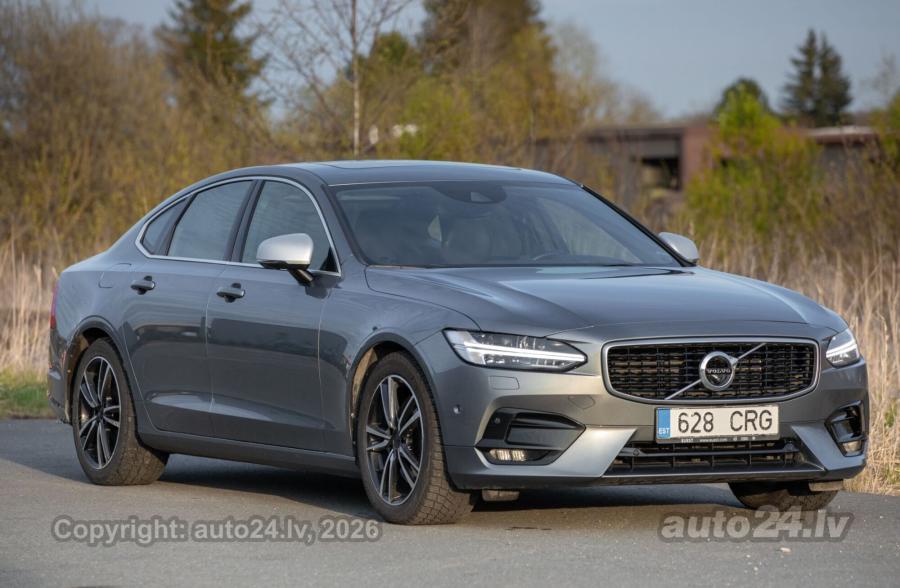 Grey Volvo S90 2018 in Tallinn, with an engine capacity of 2.00 L and mileage of 252 thousand km for 19300 €, photo 1 on AUTOMOTO.COM.LV