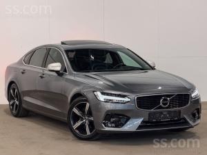 Grey Volvo S90 2018 in Jurmala, with an engine capacity of 2.00 L and mileage of 231 thousand km for 17995 €, photo 4 on AUTOMOTO.COM.LV