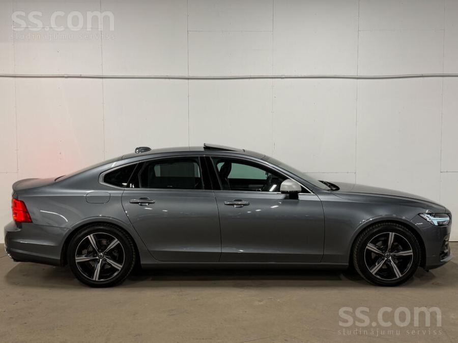 Grey Volvo S90 2018 in Jurmala, with an engine capacity of 2.00 L and mileage of 231 thousand km for 17995 €, photo 8 on AUTOMOTO.COM.LV