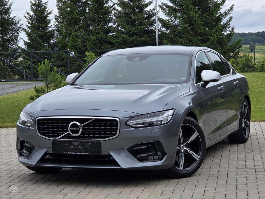 Grey Volvo S90 2018 in Kaunas, with an engine capacity of 2.00 L and mileage of 269 thousand km for 15450 €, photo 11 on AUTOMOTO.COM.LV
