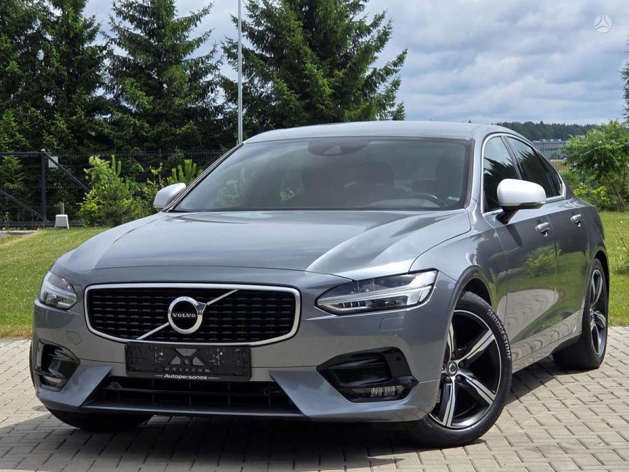 Grey Volvo S90 2018 in Kaunas, with an engine capacity of 2.00 L and mileage of 269 thousand km for 15450 €, photo 30 on AUTOMOTO.COM.LV