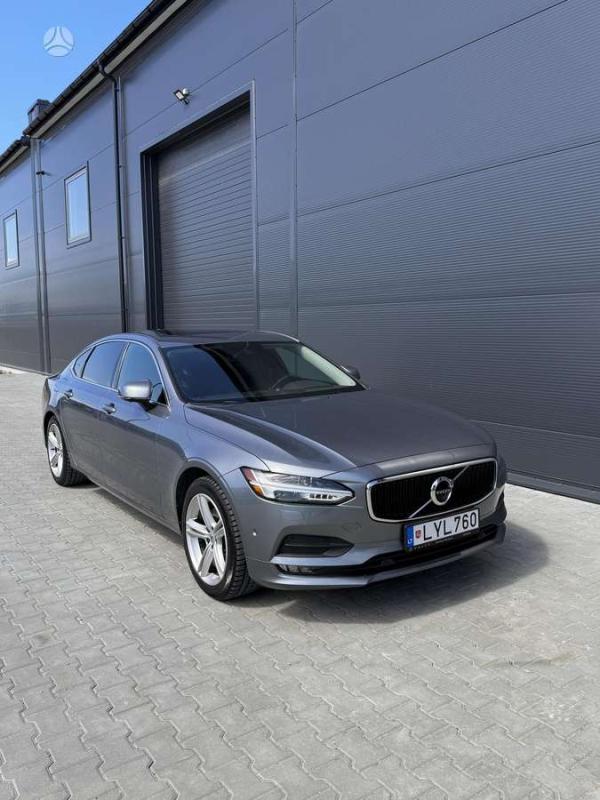 Pelēks Volvo S90 2018 Klaipėda, ar dzinēja tilpumu 1.97 L un nobraukumu 130 tūkst. km par 17000 €, foto 1 vietnē AUTOMOTO.COM.LV