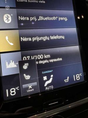 Pelēks Volvo S90 2018 Klaipėda, ar dzinēja tilpumu 1.97 L un nobraukumu 130 tūkst. km par 17000 €, foto 43 vietnē AUTOMOTO.COM.LV